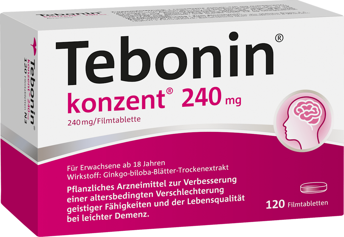 Tebonin Tebonin konzent 240mg Filmtablette, 120 St dauerhaft günstig ...