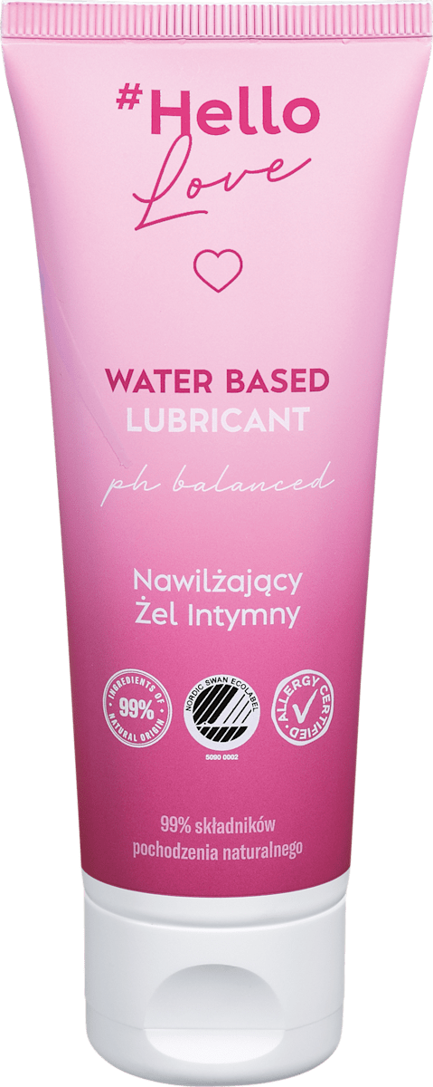 #Hello love Lubrikant na vodni osnovi, 1 kos | dm.si