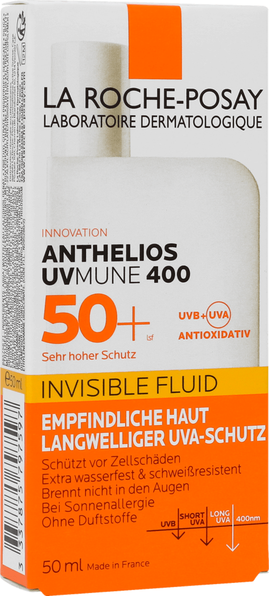 LA ROCHE-POSAY LA ROCHE-POSAY ANTHELIOS UVMUNE 400 Invisible Fluid LSF ...