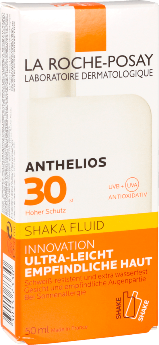 LA ROCHE-POSAY LA ROCHE-POSAY Anthelios Shaka Fluid LSF 30, 50 ml ...