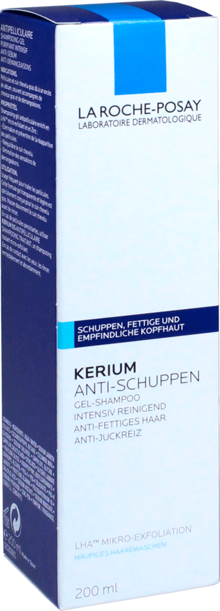LA ROCHE-POSAY LA ROCHE-POSAY Kerium Gel-Shampoo Anti-Schuppen, 200 ml ...
