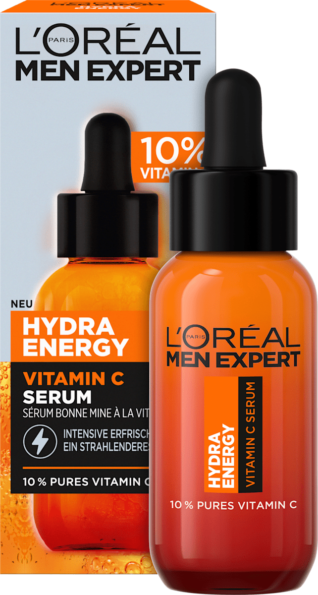 L'ORÉAL PARiS MEN EXPERT Serum Hydra Energy mit Vitamin C, 30 ml ...