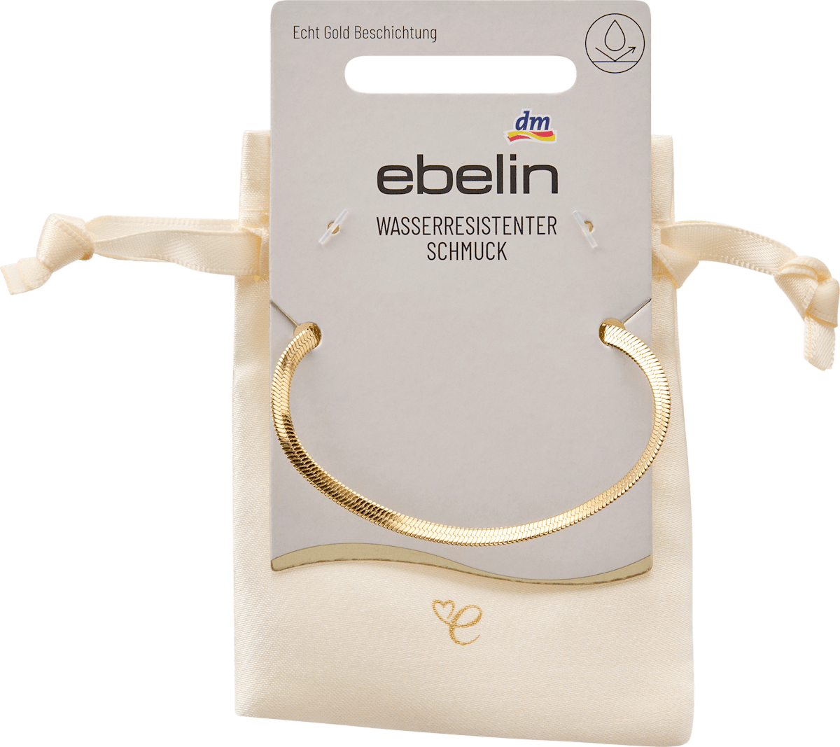 ebelin Armband wasserfest, Gold-Optik, 1 St dauerhaft günstig online ...