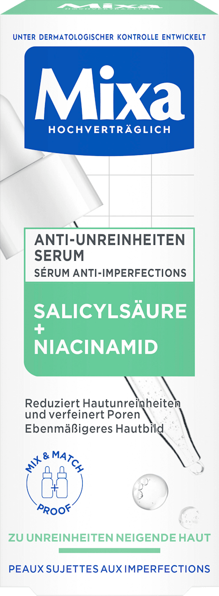 Mixa Serum Anti-Unreinheiten, Niacinamide, 30 ml dauerhaft günstig ...