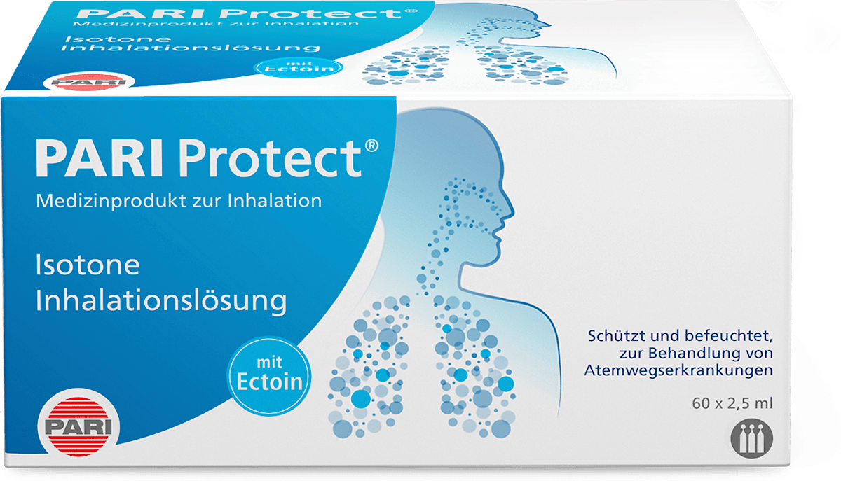 PARI PARI Protect Inhalationslösung (60x2,5 ml), 150 ml dauerhaft ...