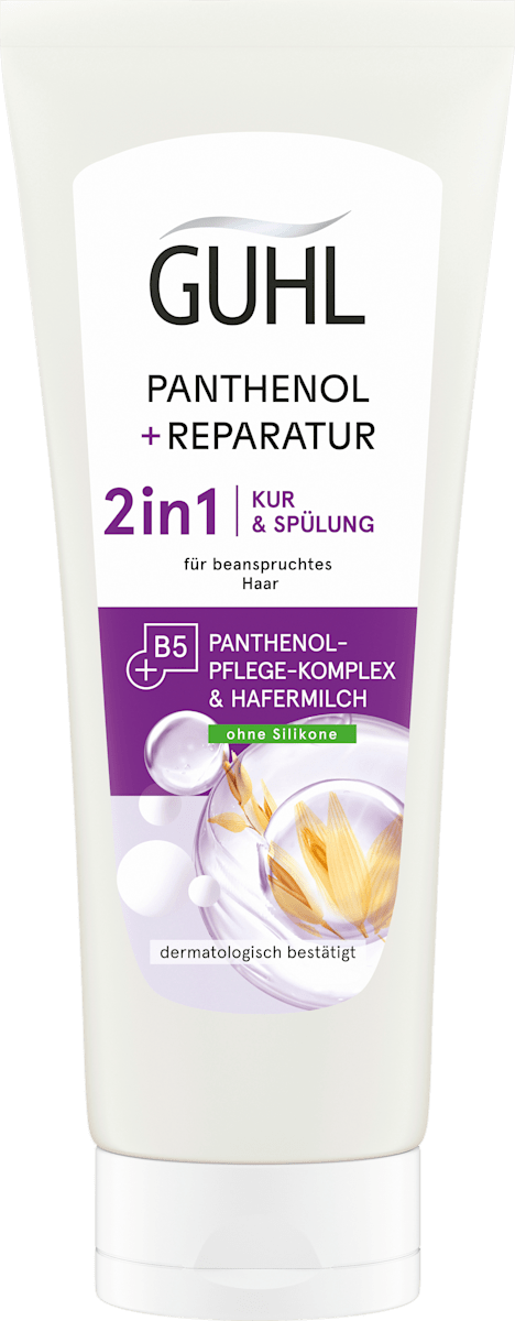 GUHL Haarkur & Conditioner 2in1 Panthenol + Reparatur, 200 ml dauerhaft ...