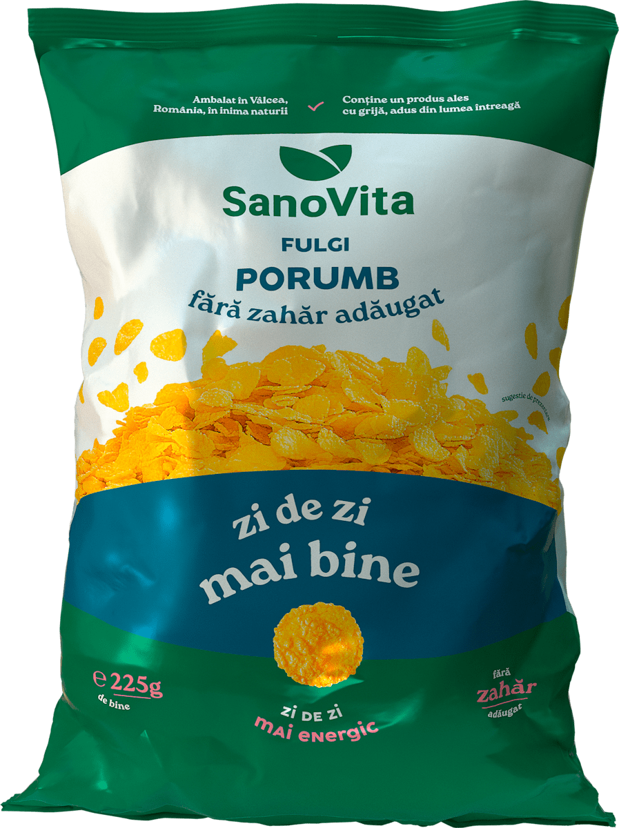 Sanovita Fulgi de porumb, 225 g | dm.ro