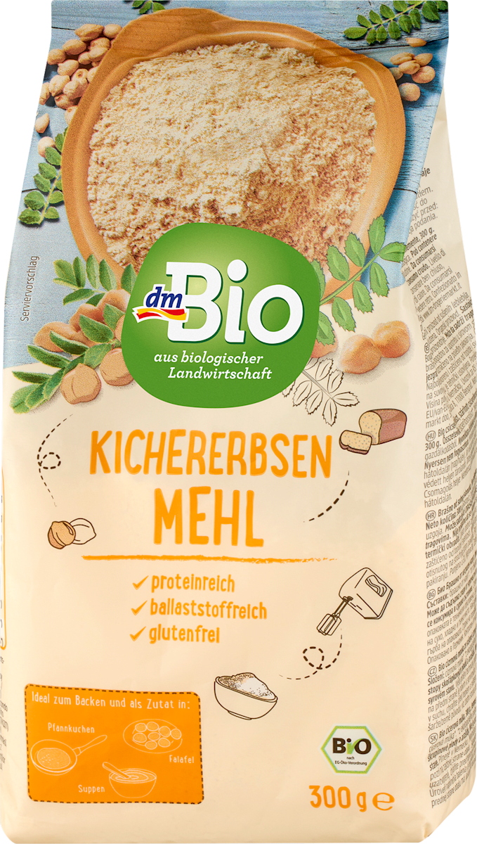 dmBio Kichererbsenmehl, 300 g dauerhaft günstig online kaufen | dm.de