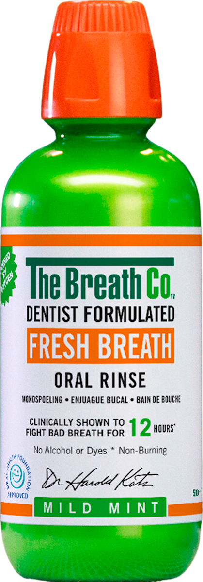 The Breath Co Friss Lehelet szájvíz, alkoholmentes, Enyhén Mentolos íz ...