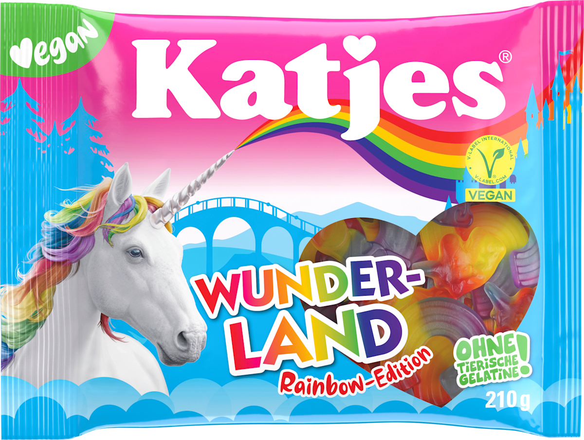 Katjes Fruchtgummi Wunderland Rainbow-Edition, 210 g | dm.at
