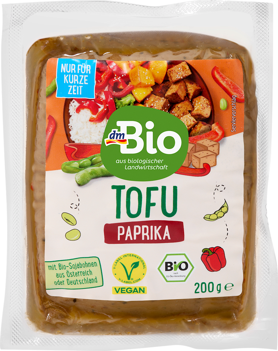 dmBio Tofu, Paprika, 200 g dauerhaft günstig online kaufen | dm.de