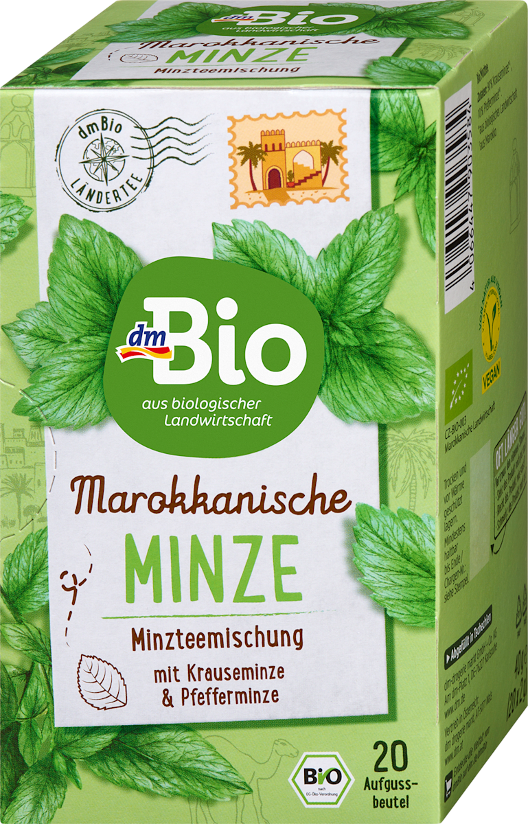 dmBio Marokanski čaj - menta, 20x2g, 40 g | dm Bosna i Hercegovina