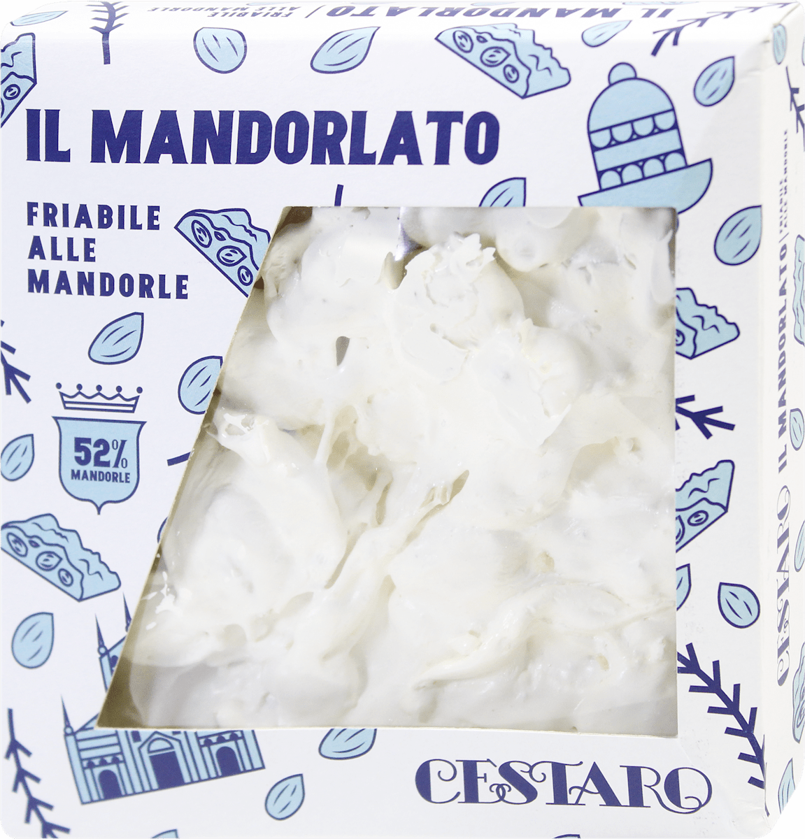 CESTARO Torta di mandorlato, 120 g | dm Italia