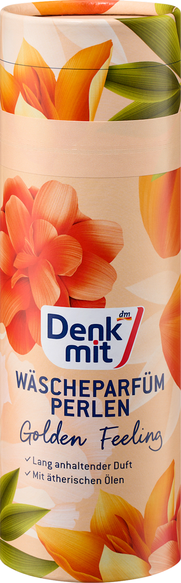 Denkmit Dišava za perilo v kroglicah Golden Feeling, 275 g | dm.si