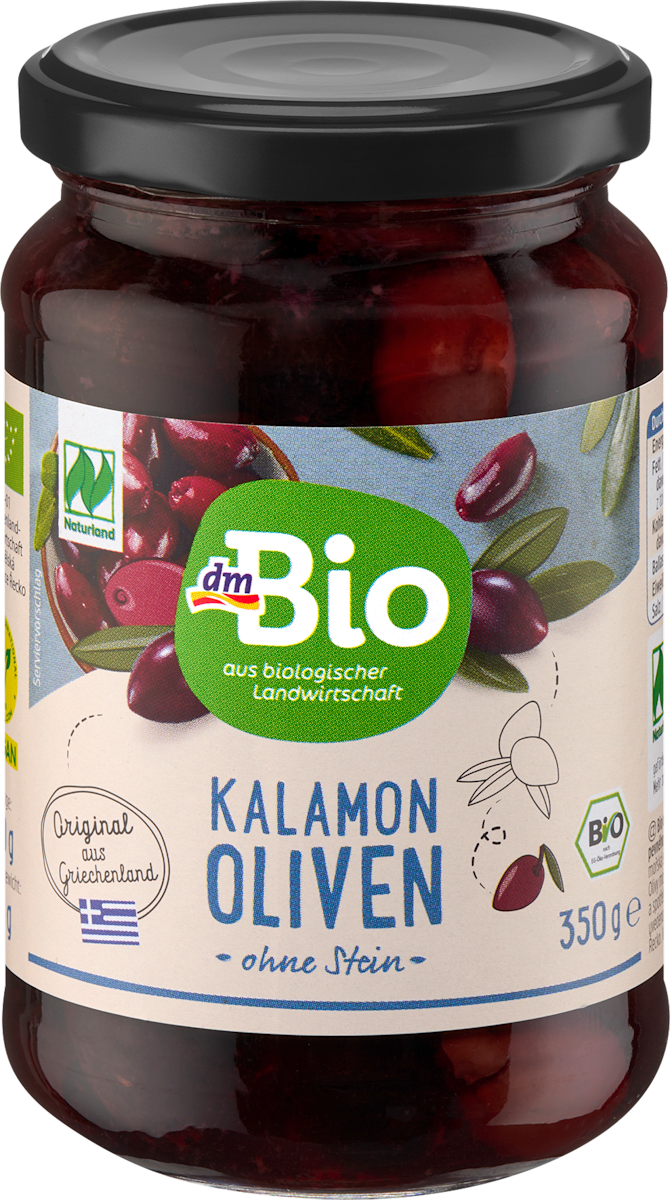 dmBio Bio kalamon olívabogyó, magozott, 350 g | dm.hu