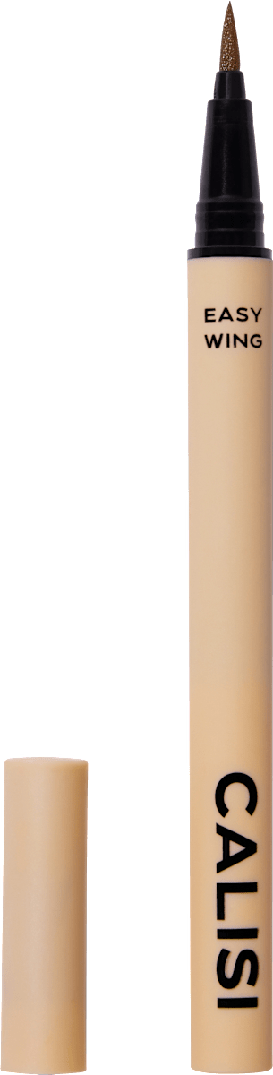 CALISI BEAUTY Liquid Eyeliner Easy Wing Rich Brown, 0,8 ml dauerhaft ...