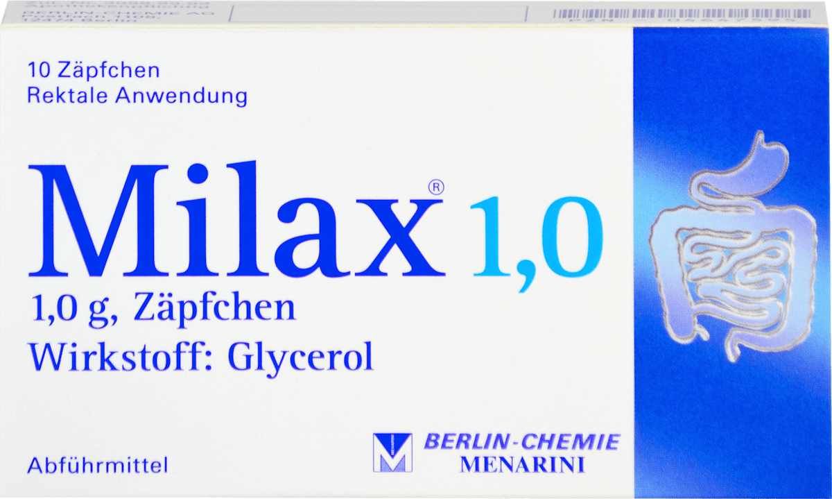 Milax Milax 1,0g Glycerol Zäpfchen, 10 St dauerhaft günstig online ...