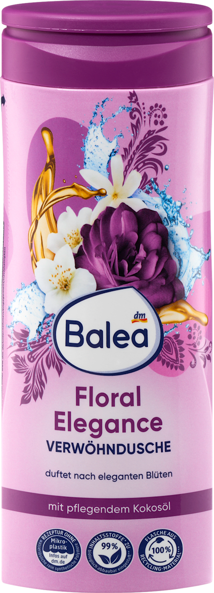 Balea Tusfürdő virágos illattal Floral Elegance, 300 ml | dm.hu