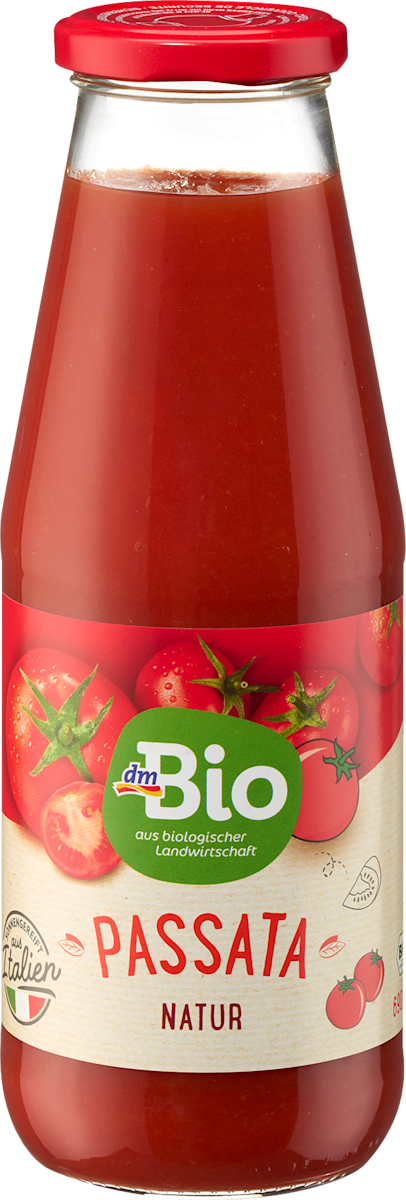 dmBio Passata di pomodoro bio al naturale, 690 g | dm Italia