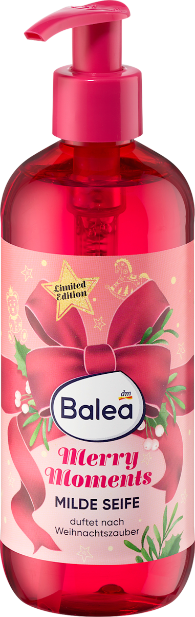 Balea Flüssigseife, milde Seife merry moments, 300 ml dauerhaft günstig ...