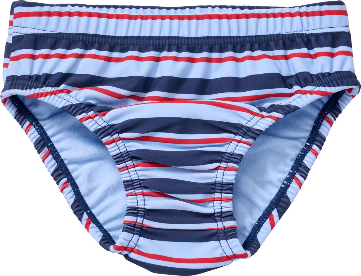 PUSBLU Schwimmwindel mit Streifen-Muster, blau, Gr. 86/92, 1 St ...