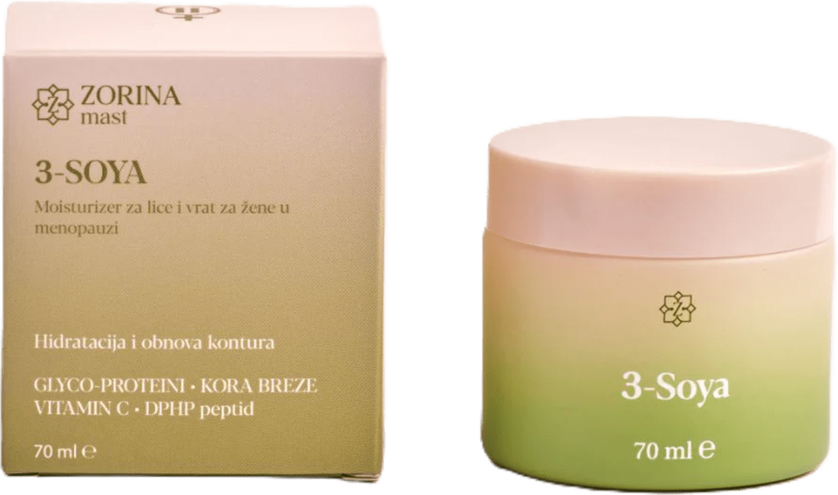 ZORINA mast Moisturizer za lice i vrata za žene u menopauzi 3-Soya, 70 ml | dm.hr