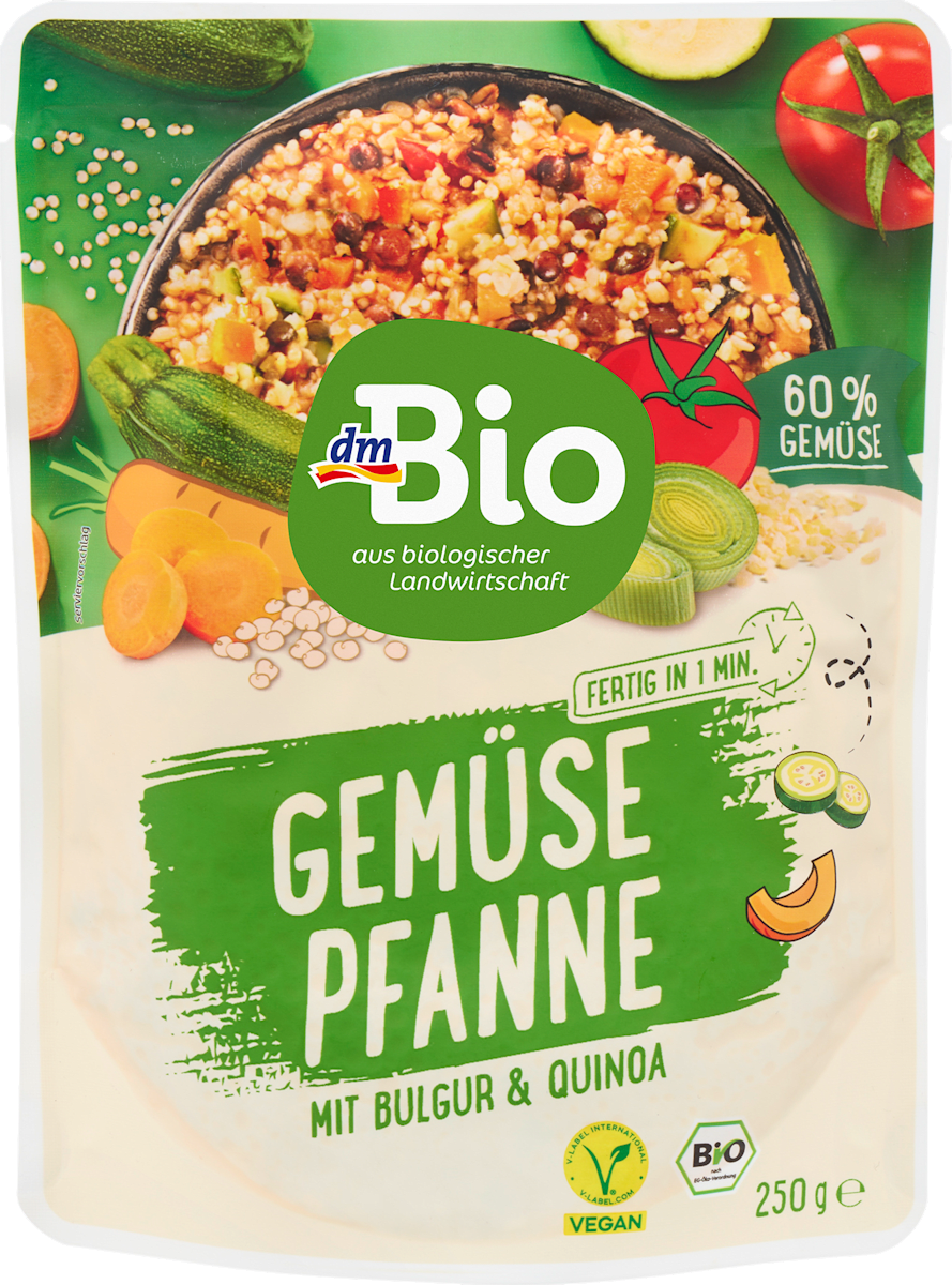 dmBio Gemüsepfanne mit Bulgur & Quinoa, 250 g | dm.at
