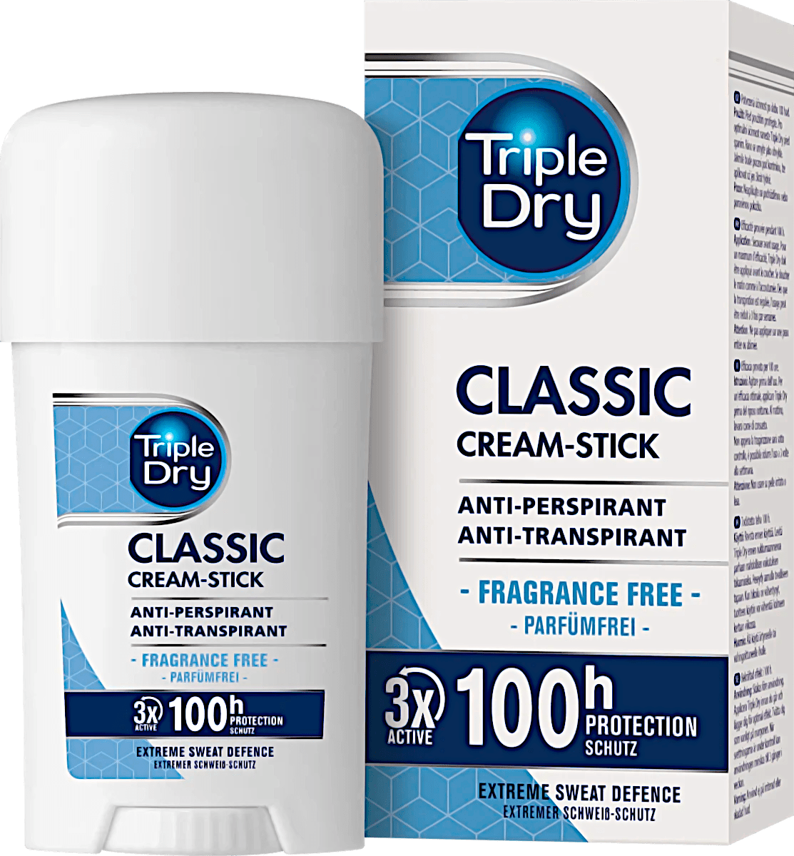 Triple Dry Deodorant antiperspirant Stick Classic, 45 ml | dm.ro