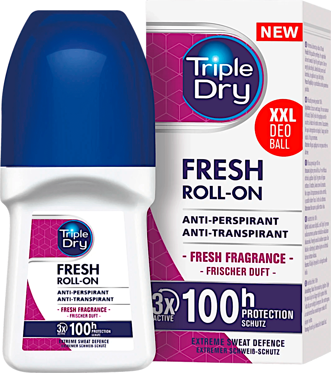 Triple Dry Deodorant antiperspirant Roll-on Fresh, 50 ml | dm.ro