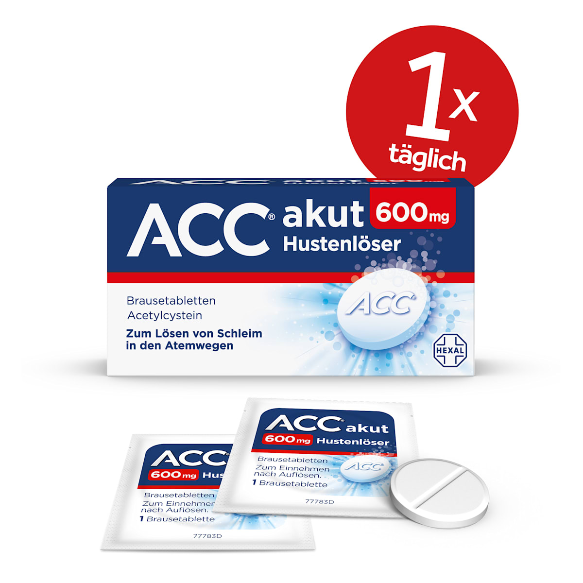 ACC ACC akut 600 mg Hustenlöser Brausetabletten, 20 St dauerhaft ...