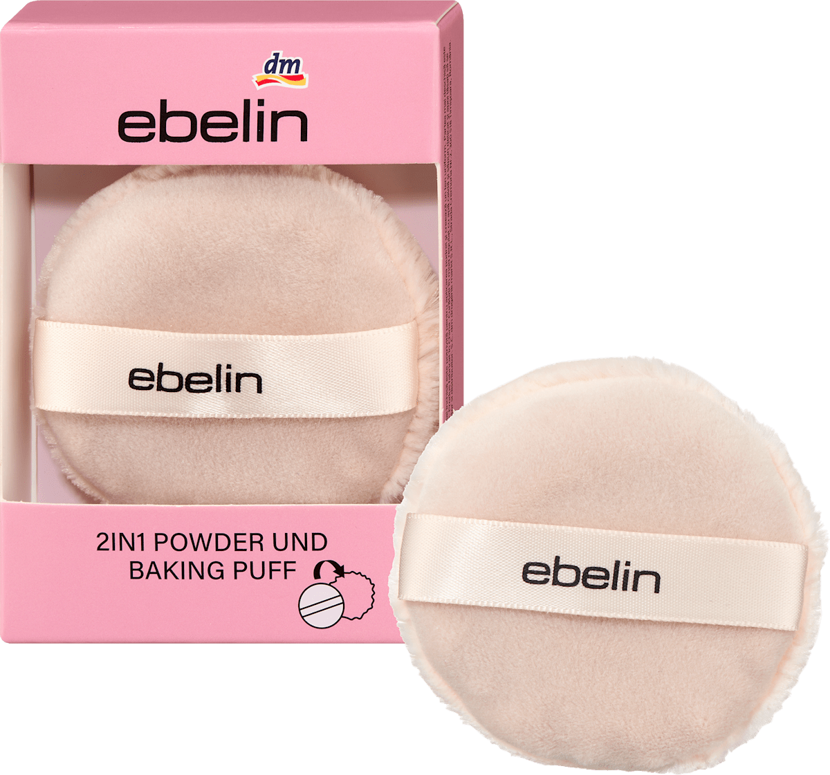 ebelin Powder und Baking Puff 2in1 Make-up Experts, 1 St dauerhaft ...