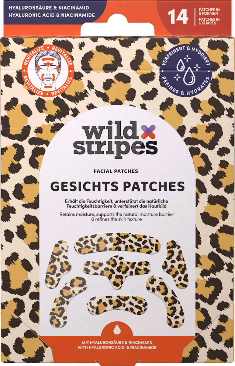 Wild Stripes Facial Patches Leo, 14 St dauerhaft günstig online kaufen ...