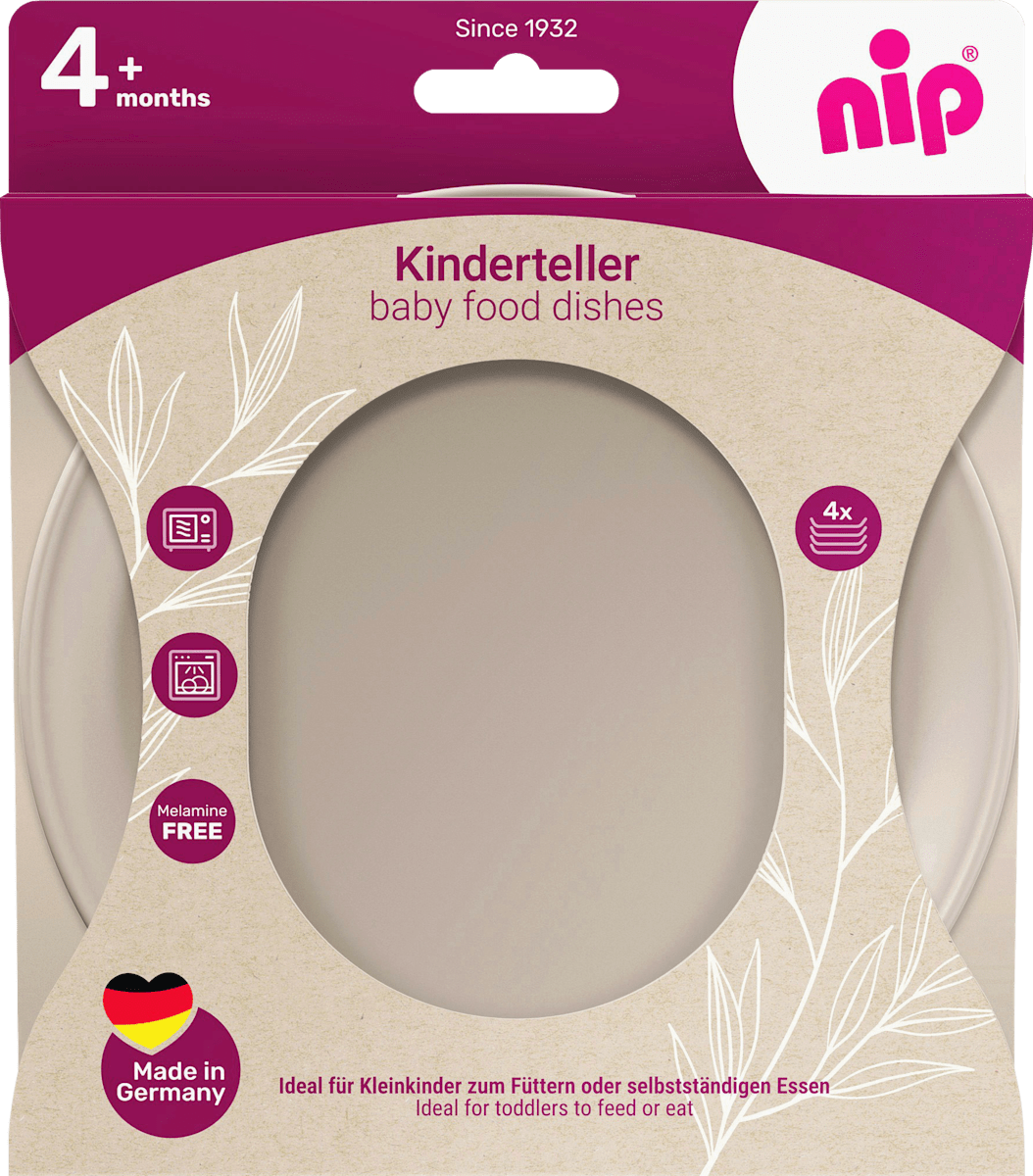 Nip Teller bunt, 4 St dauerhaft günstig online kaufen | dm.de