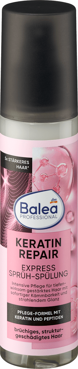 Balea Bezoplachový kondicionér na vlasy v spreji Keratin Repair, 150 ml ...