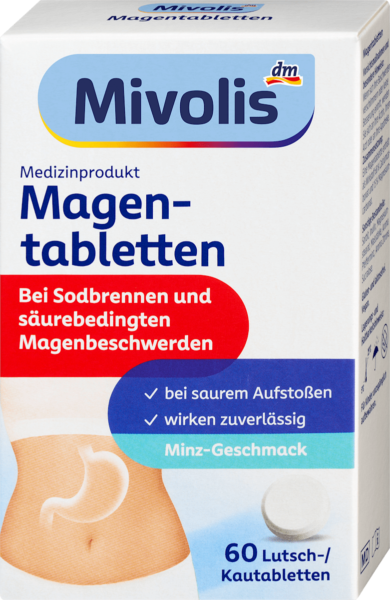 Mivolis Magentabletten 60 St, 60 g dauerhaft günstig online kaufen | dm.de