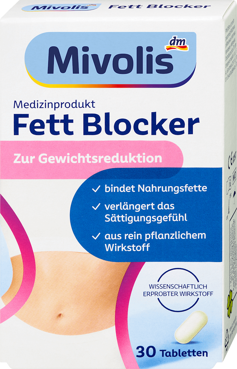 Mivolis Fett Blocker Tabletten, 30 St dauerhaft günstig online kaufen ...