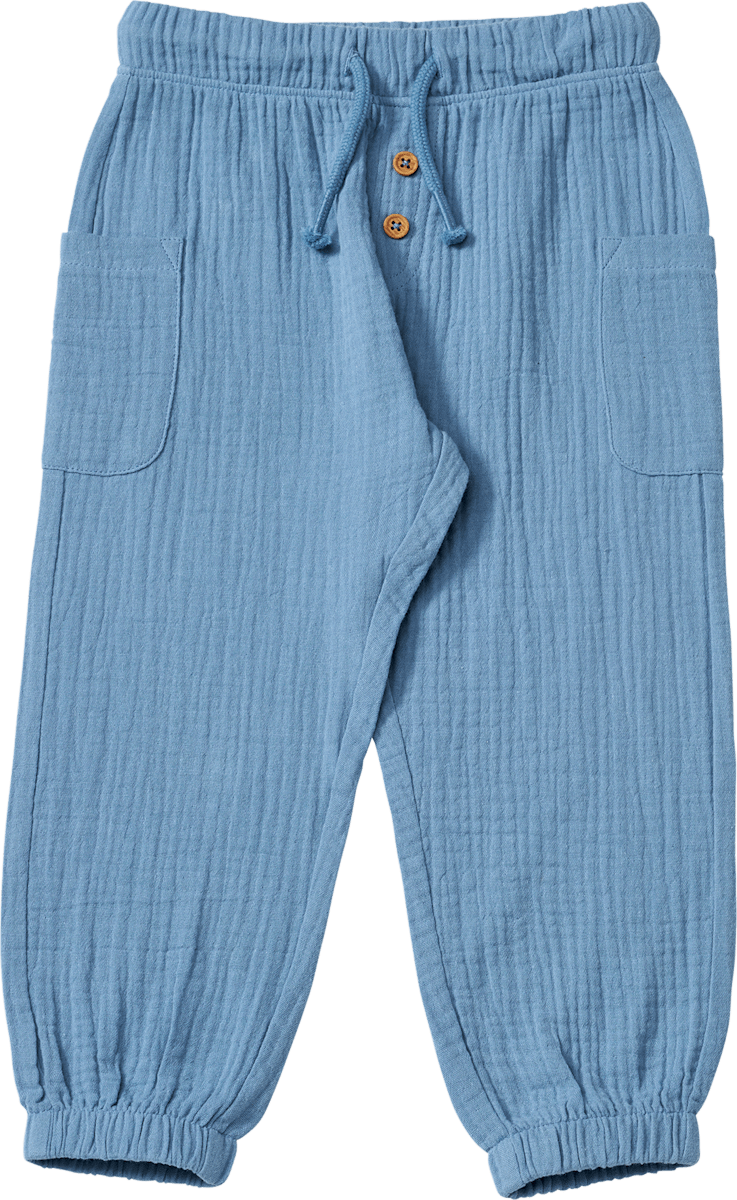 ALANA Hose aus Musselin mit Kordel, blau, Gr. 104, 1 St dauerhaft ...