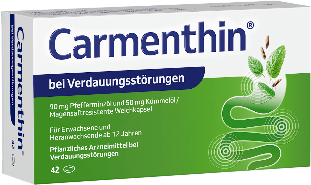 Carmenthin Carmenthin bei Verdauungsstörungen 90mg Pfefferminzöl und ...