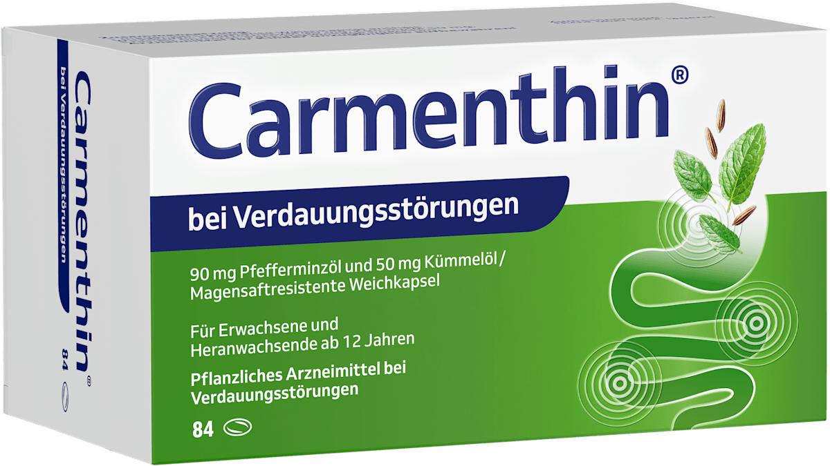 Carmenthin Carmenthin bei Verdauungsstörungen 90mg Pfefferminzöl und ...