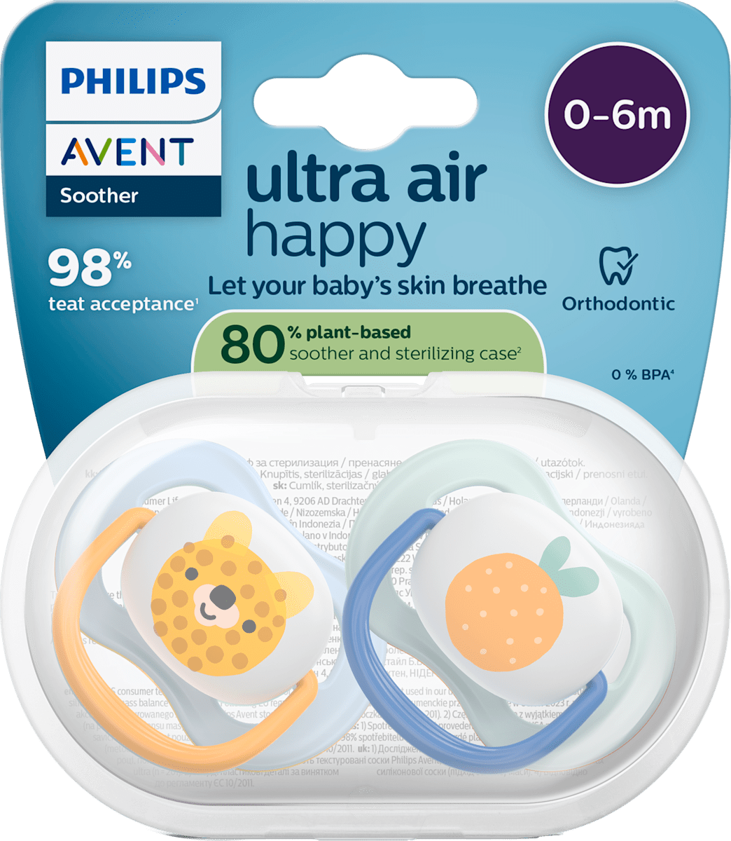 PHILIPS AVENT Ultra air happy duda za dječake, 0-6 mj, 2 kom. | dm ...
