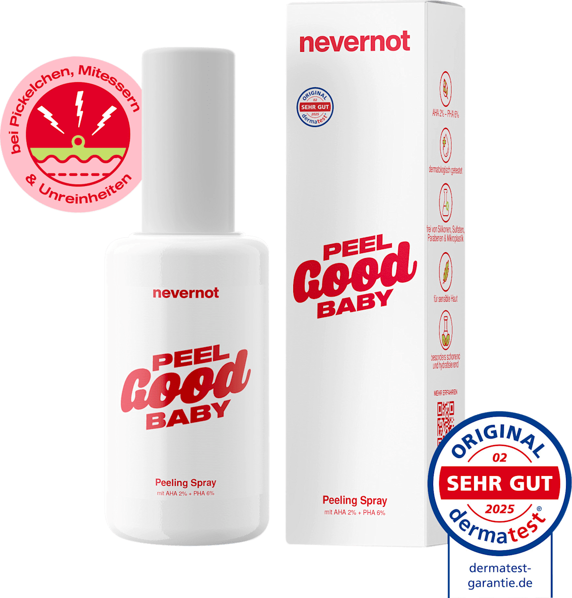 nevernot Peeling Spray Solution, 50 ml dauerhaft günstig online kaufen ...