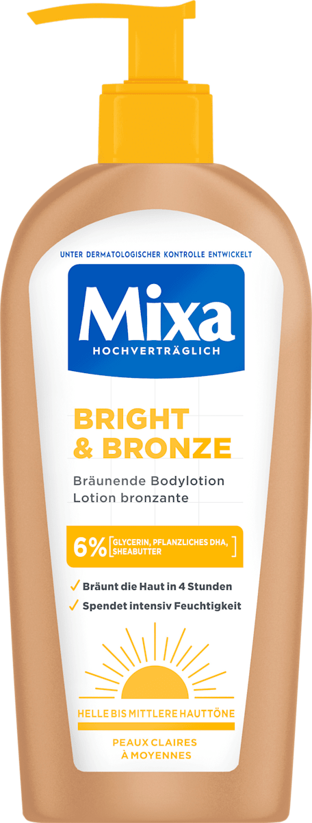 Mixa Bodylotion bräunend Bright & Bronze, 250 ml dauerhaft günstig ...