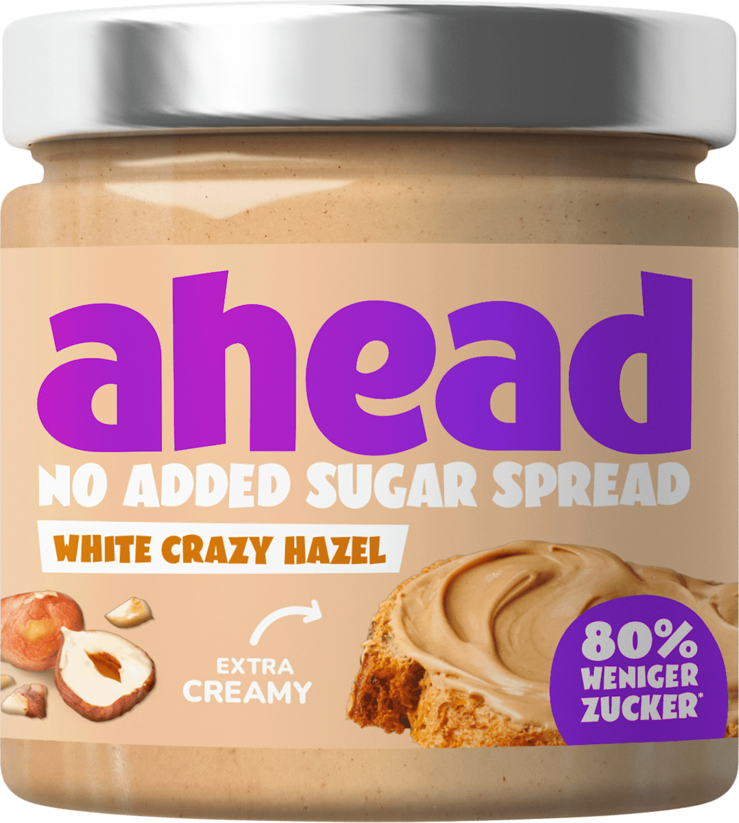 ahead Schokocreme White Crazy Hazel Choco Cream, 200 g dauerhaft ...