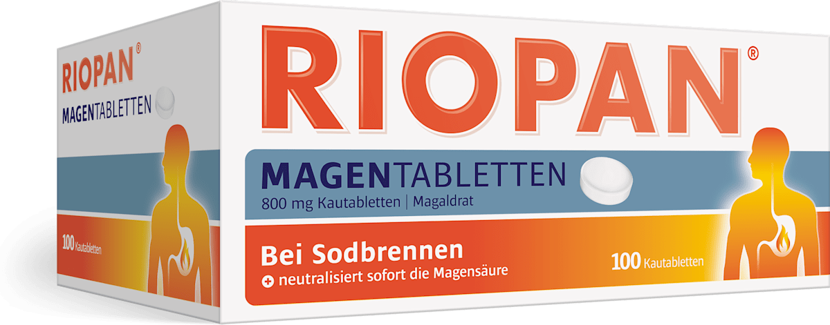RIOPAN RIOPAN Magen Kautabletten 800 mg Magaldrat, 100 St dauerhaft ...