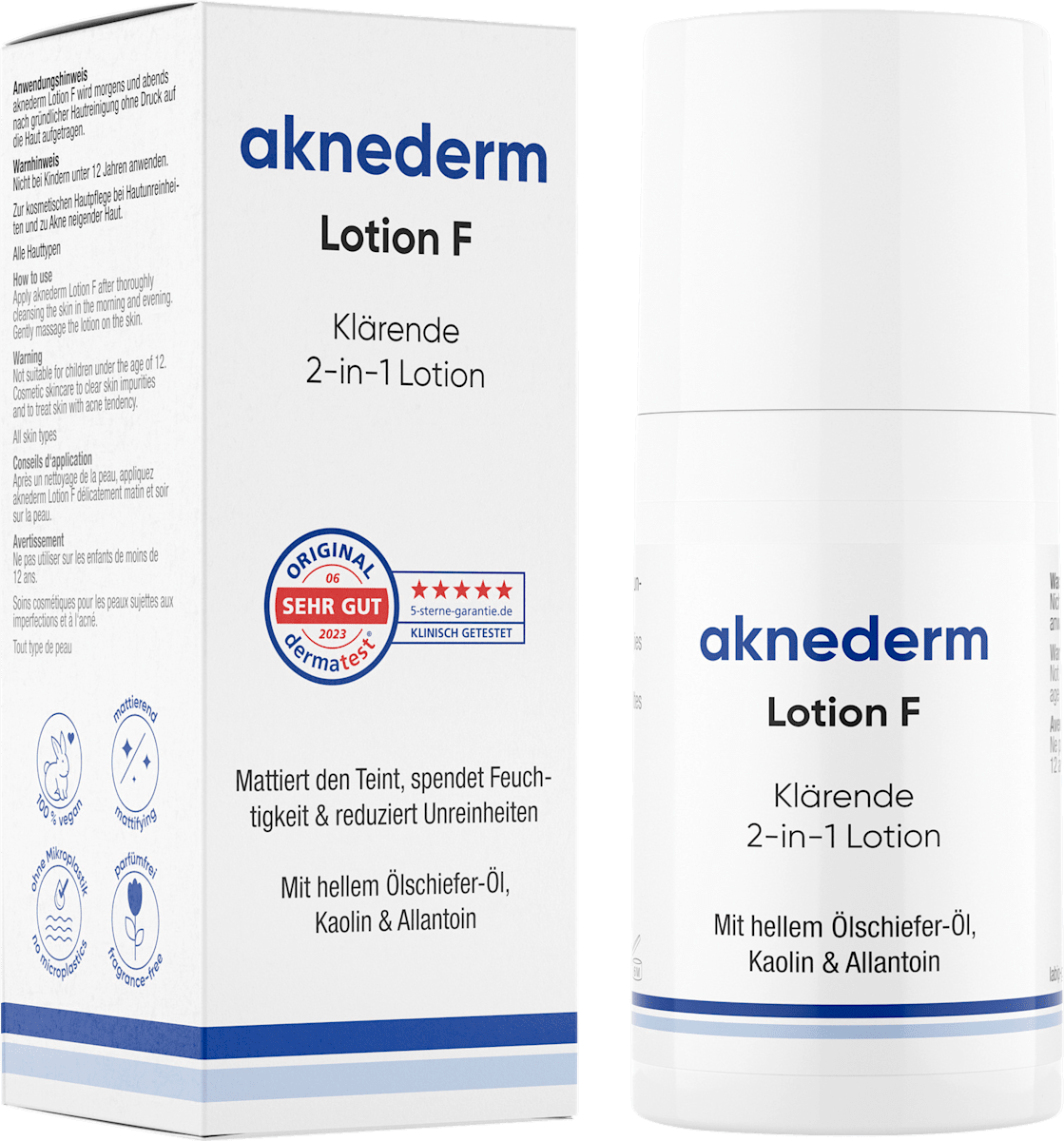 Aknederm Lotion F gegen Hautunreinheiten, 30 ml dauerhaft günstig ...
