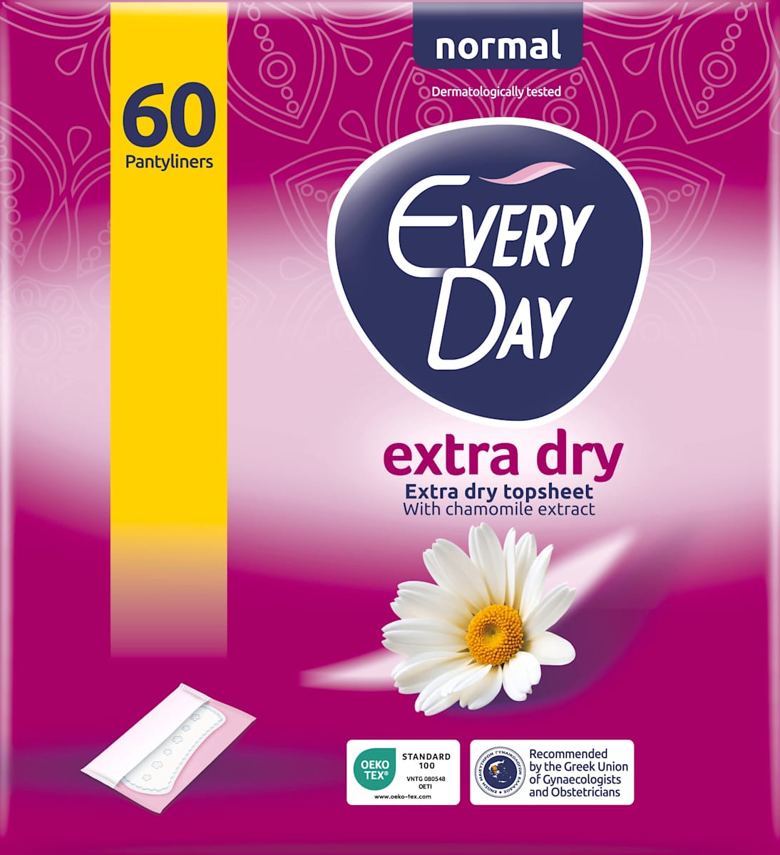 EVERYDAY Ежедневни превръзки Normal Extra Dry, 60 бр. | dm България