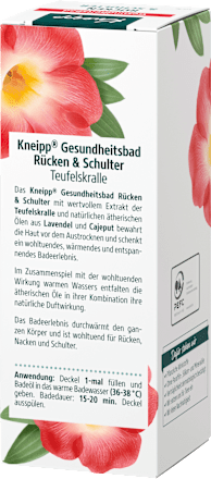 Kneipp Gesundheitsbad Rücken & Schulter, 100 ml dauerhaft günstig online kaufen | dm.de