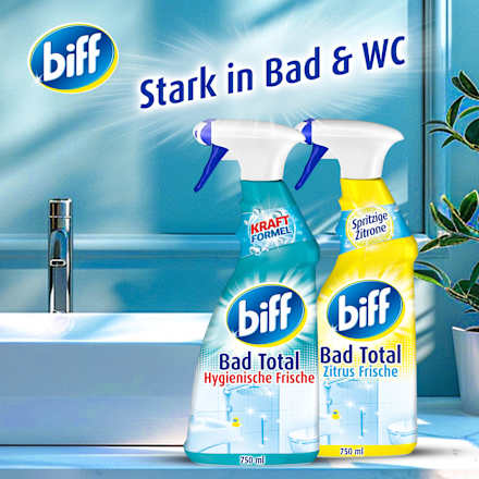 Biff Badreiniger Bad Total Hygienische Frische, 750 ml dauerhaft günstig online kaufen | dm.de