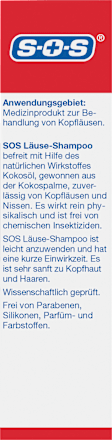 SOS Läuse Shampoo, 100 ml dauerhaft günstig online kaufen | dm.de