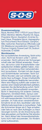 SOS Schmerz-Stopp-Gel, 50 ml dauerhaft günstig online kaufen | dm.de